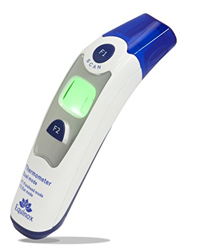 Infrared Thermometer by Equinox - Dual-Mode Forehead and In-Ear ...
