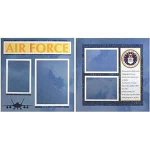 Amazon.com: Uniformed U.S. Air Force 2 Page Layout Kit