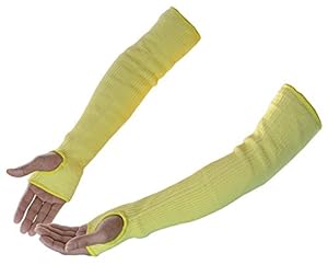 2PACK(1Pair) 100% Kevlar Arm Protection Cut Resistant Sleeves Knit ...