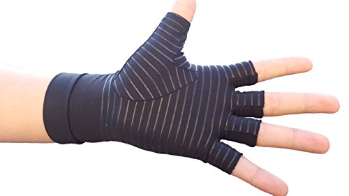 Hand Pain Relief Gloves - Copper Infused with Compression Gives Relief ...
