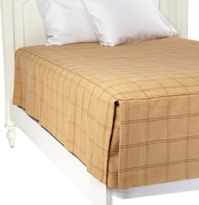 Amazon.com - Mystic Valley Traders Catalina Twin Fitted Coverlet, 15 ...