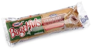 Amazon.com : Kraft Bagel-fuls, Strawberry Bagel Filled with Cream ...