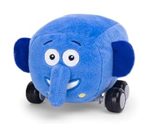Amazon.com: Ellyvan 8'' Plush Soft Toy Doll Blue Elephant Van Jungle ...
