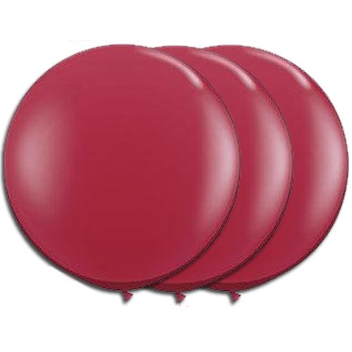 Купить 36 Inch Latex Balloon Scarlet Red (Premium Helium Quality) Pkg/3 ...