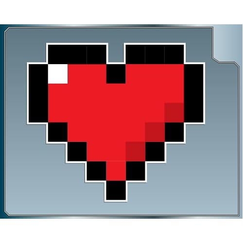 8 Bit Heart Minecraft