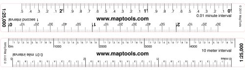 824249110258 UPC - Map Tools Map Ruler For 1:25,000 Scale Maps. | UPC ...