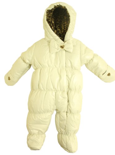 Rothschild Baby Girls Newborn Infant Leopard Liner Quilted Pram ...