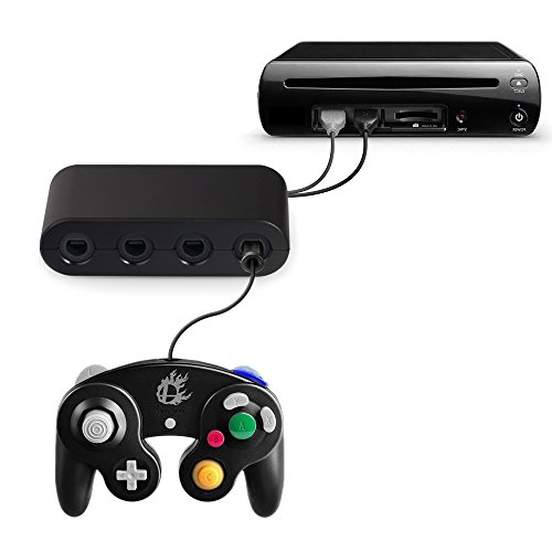 Kootek 4 Ports GameCube Controller Converter Adapter for Nintendo Wii U ...