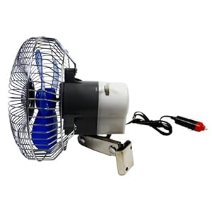 Amazon.com: 12 Volt 6" Fan Mountable Vehicle and Boat Dash Fan (Mount ...