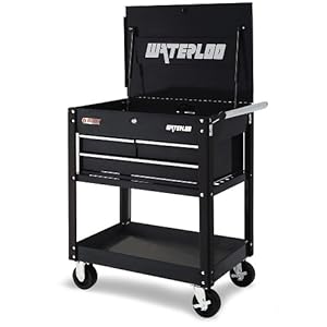 Amazon.com: Waterloo Three-Drawer Tool Cart - 34X20-3/4 X36-3/4 ...