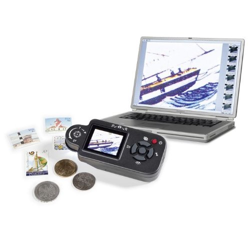 Lighthouse Stamp & Coin LCD MacroCam 7x-108x Microscope & Macro Camera ...