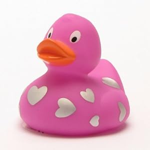 Amazon.com: Rubber Duck Heart Pink: Toys & Games