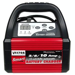 Amazon.com: Vector VEC1087C 2/6/10Amp Automatic 12 Volt Smart Battery ...