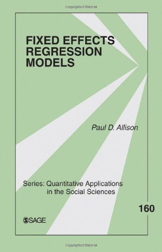Allison(2009) Fixed Effects Regression Models - Analytical Sociology