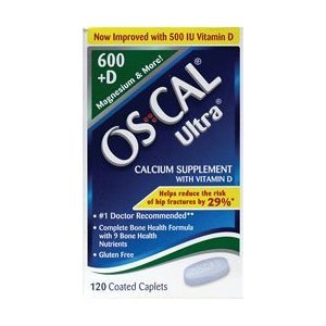 Amazon.com: Os-Cal Ultra 600 + D Supplement With Vitamin D Caplets 120 ...