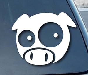Amazon.com - Subaru Sti Rally Pig Car Window Vinyl Decal Sticker 5 ...
