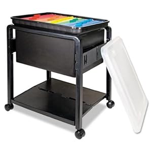 Amazon.com : Advantus Folding and Rolling File Cart with Lid, Letter or ...