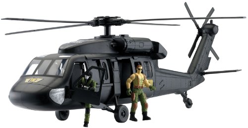 Black Hawk Helicopter Playset (24"Long) Toys Games Toys Vehicles Toy ...