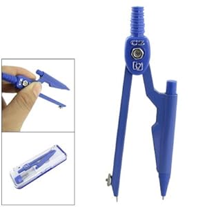 Amazon.com : Blue Mechanical Pencil Metal Compasses Geometry Handy ...