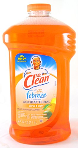 2 Pk, Mr. Clean with Febreze Antibacterial Citrus & Light Multi-Purpose ...