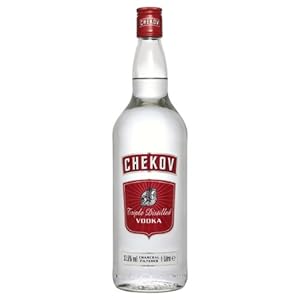 Chekov Triple Distilled Vodka 1 Litre Bottle: Amazon.co.uk: Grocery