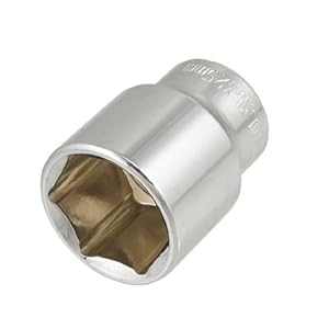 25mm Metric Hex 6 Point Nut Socket for 1/2" Square Drive Insert - Hex ...