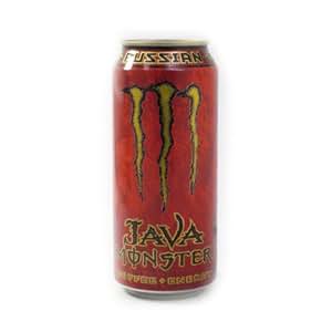 Amazon.com : Java Monster Coffee + Energy Drink, Russian, 15-Ounce Cans ...