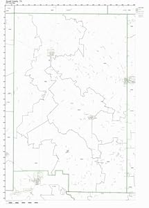 Amazon.com - Duval County, Texas TX ZIP Code Map Not Laminated - Prints