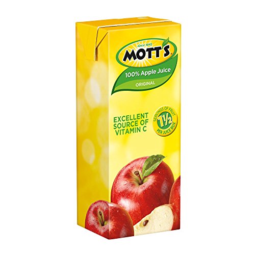 Mott's 100% Original Apple Juice, 6.75 fl oz boxes, 8 count (Pack of 4 ...