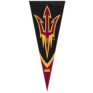 Amazon.com : NCAA 60252011 Arizona State University Premium Pennant, 12 ...