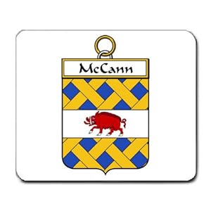 Amazon.com : McCann Family Crest Coat of Arms Mouse Pad : Office Products