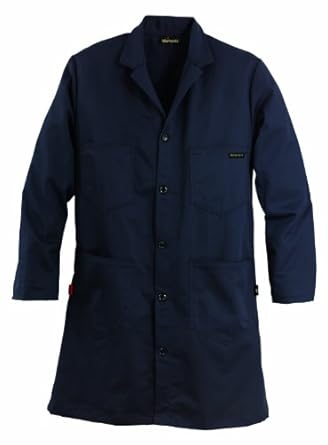 Workrite Flame Resistant 9.5 oz UltraSoft Lab Coat, Large, Regular ...