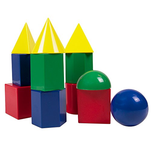 ETA hand2mind Large Plastic Geometric Shapes Set General General