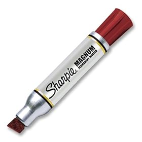 Buy Sharpie Magnum Red Ink Permanent Marker, (44002) | marandawhit94082