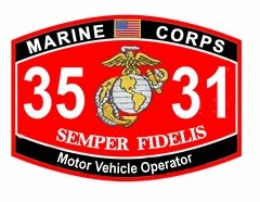 Amazon.com: USMC MOS 3531 Motor Vehicle Operator Decal 5.5": Automotive