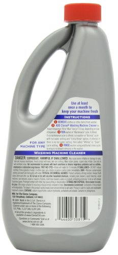 Clorox Washing Machine Cleaner, 30 Fluid Ounces Home Garden Household ...