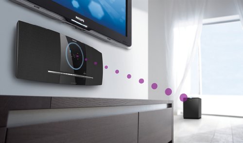 Philips MCD 388 DVD Kompaktanlage (HDMI, Upscaler 1080p, 200 Watt, 2.1 ...