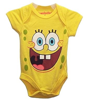 Amazon.com: Nickelodeon SpongeBob SquarePants Baby Bodysuit Dress Up ...