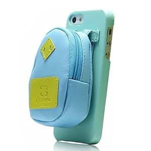Amazon.com: Creative Backpack Storage Leather Phone Case For iPhone 4 ...