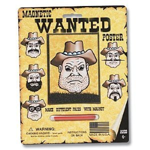 Wanted Poster Magnetic Toy - FindGift.com