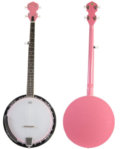 Купить Pink 5 String Jameson Banjo with Geared 5th Tuner & Closed Back ...