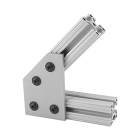 80/20 10 Series 4145 4-HOLE 45 DEGREE ANGLE JOINING PLATE: Shelving ...