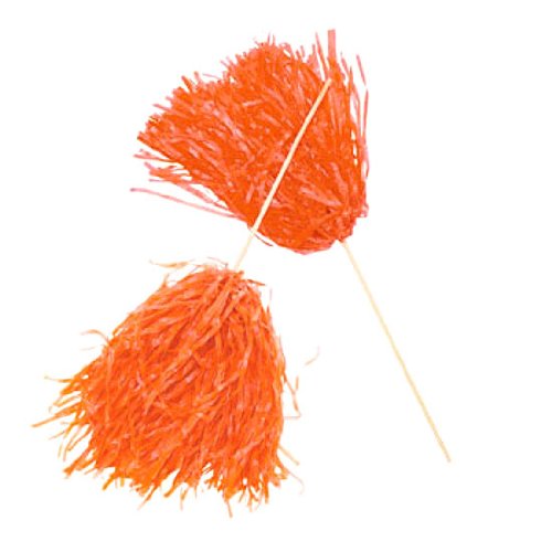 Orange Spirit Pom-Poms (2 dz) | Cheerleading Poms