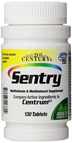 Sentry, Multivitamin & Multimineral Supplement, 130 Tablets | Nakosite