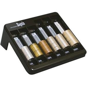 Amazon.com : Engels coin counter coin counting container black YH3000BK ...