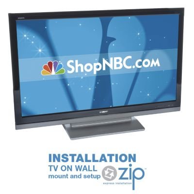 Black Friday 2010 Sharp AQUOS 52" 1080p LCD & Zip Express Installation ...