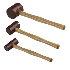 Amazon.com: Leather Mallet for Jewelry, Leather Crafting, Wood Working ...