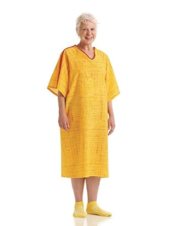 Amazon.com: Medline MDTPG7ITSHRG PerforMAX Fall Prevention IV Gown ...