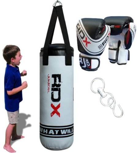 =>Time Up!! Auth RDX Kids Punch Bag Set Boxing Gloves,MMA Training Kick ...