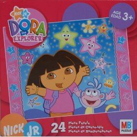 Amazon.com: Nickelodeon Dora the Explorer 24 Piece Puzzle - Starry ...